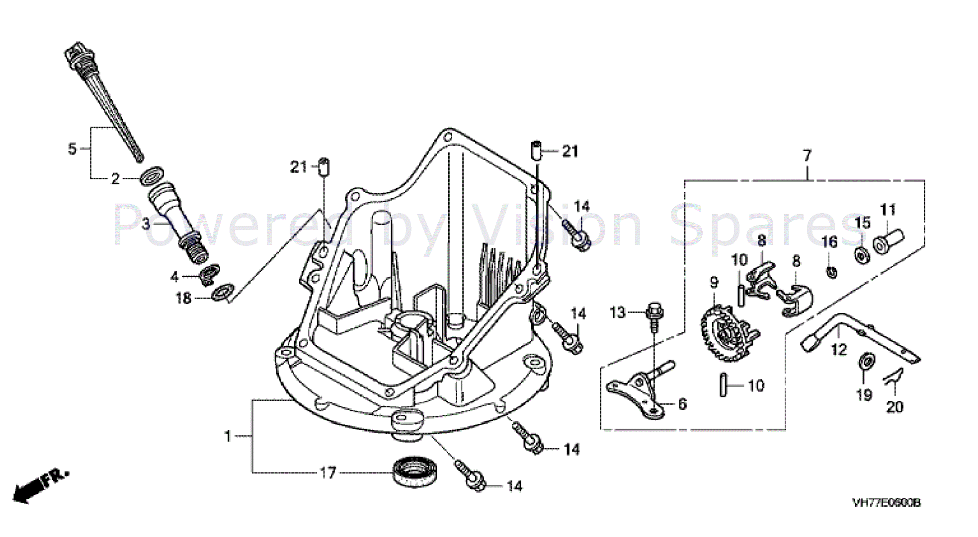 Honda hrx 537 parts store